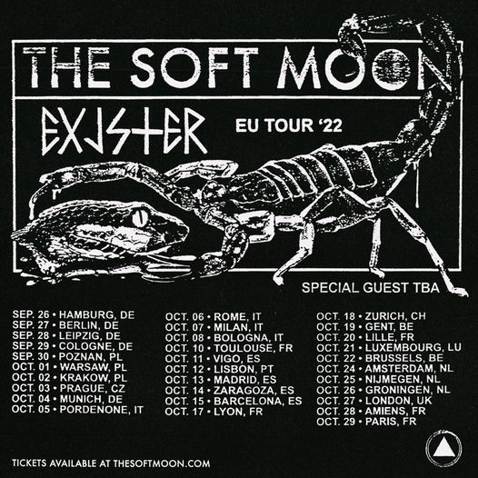 The Soft Moon : La tournée avec plein de dates FR ! \o/ - VisualMusic