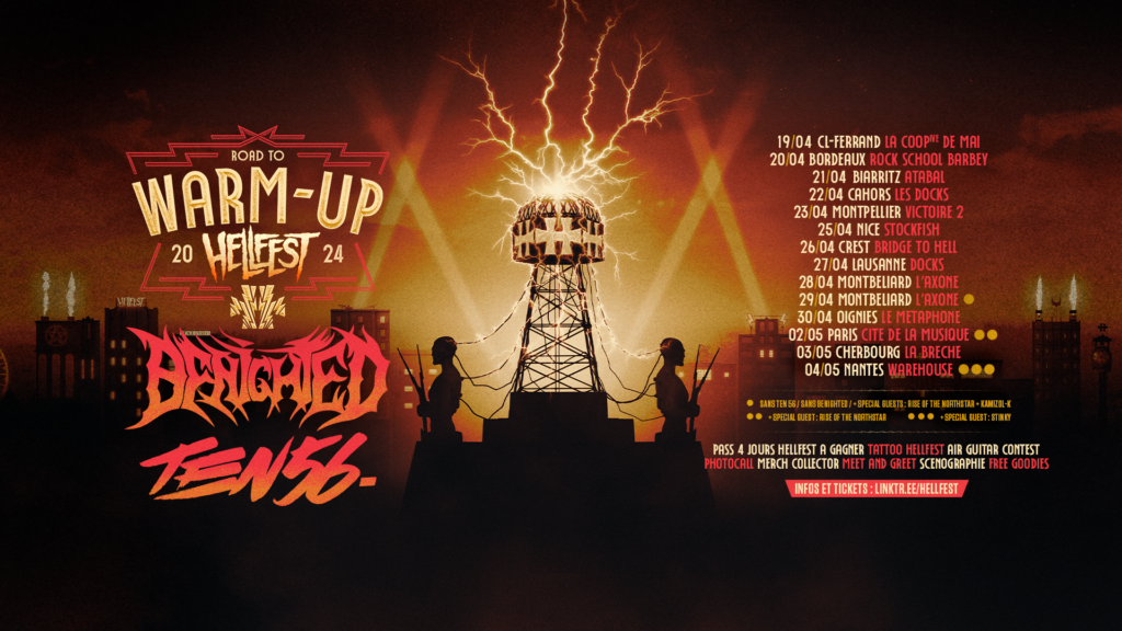 Hellfest Warm Up 2024 : Benighted et ten56. pour tout le monde, ROTN et Stinky en bonus pour ...